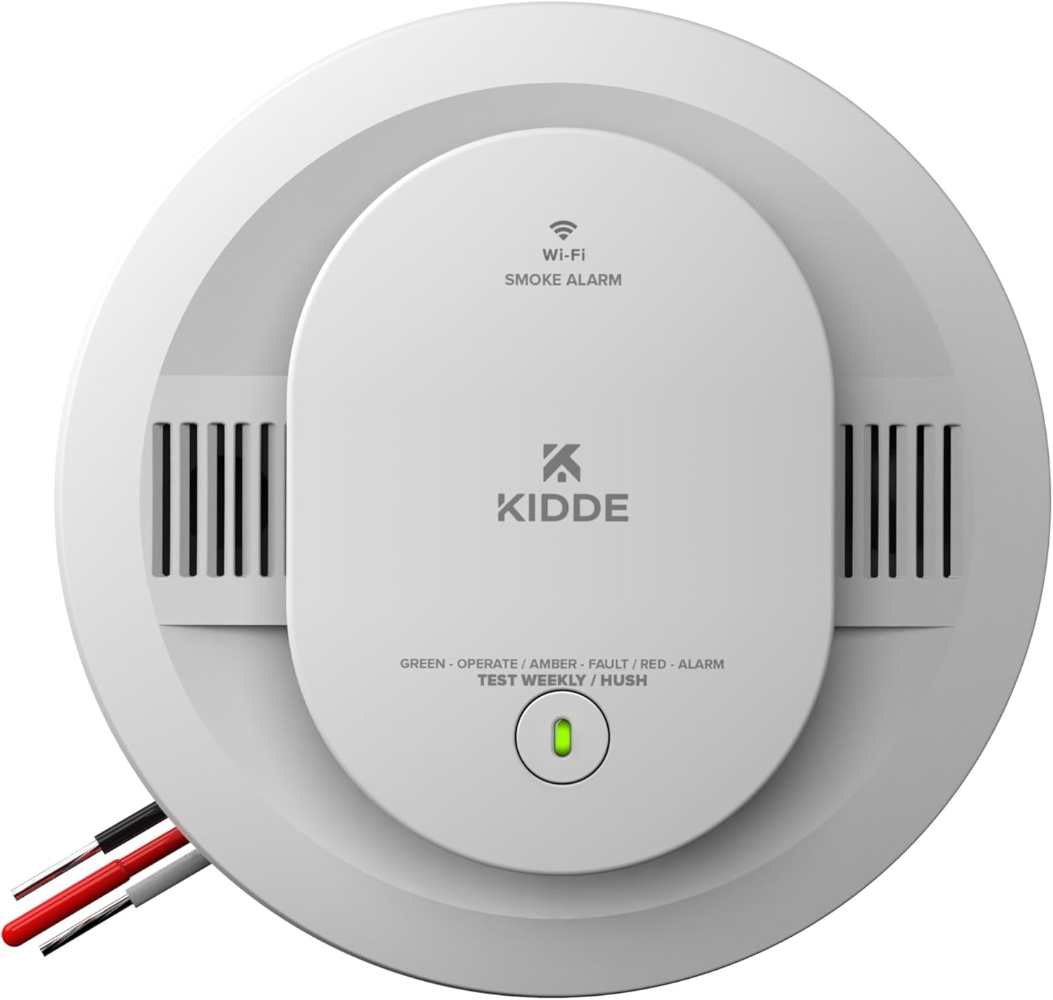 Kidde, 20SAR, Hardwired Smoke Detector, AA Battery Backup ...