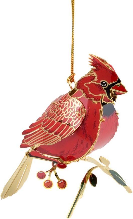 Amazon.com: Beacon Design Cardinal 3D Hanging Ornament, 3.8" x 2.6 ...
