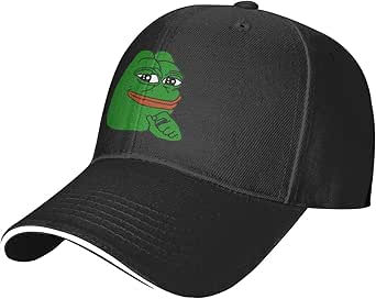 Pepe The Frog Thinking Sandwich Cap Unisex Classic Baseball Capunisex ...