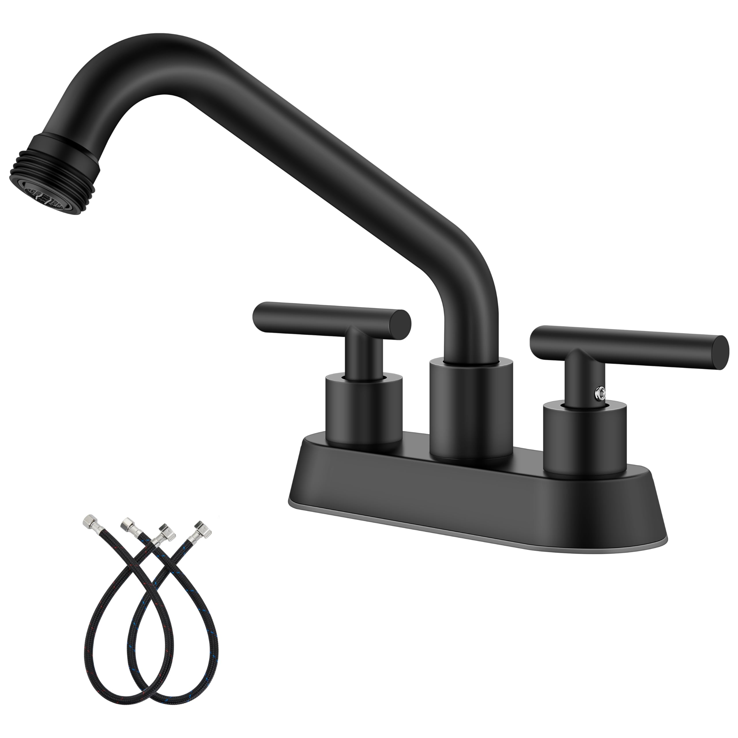 Aolemi Utility Laundry Sink Faucet,4 Inch Centerest Laundry Faucets for ...