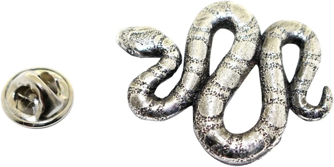 Amazon.com: Sarah's Treats & Treasures Snake Pin ~ Antiqued Pewter ...