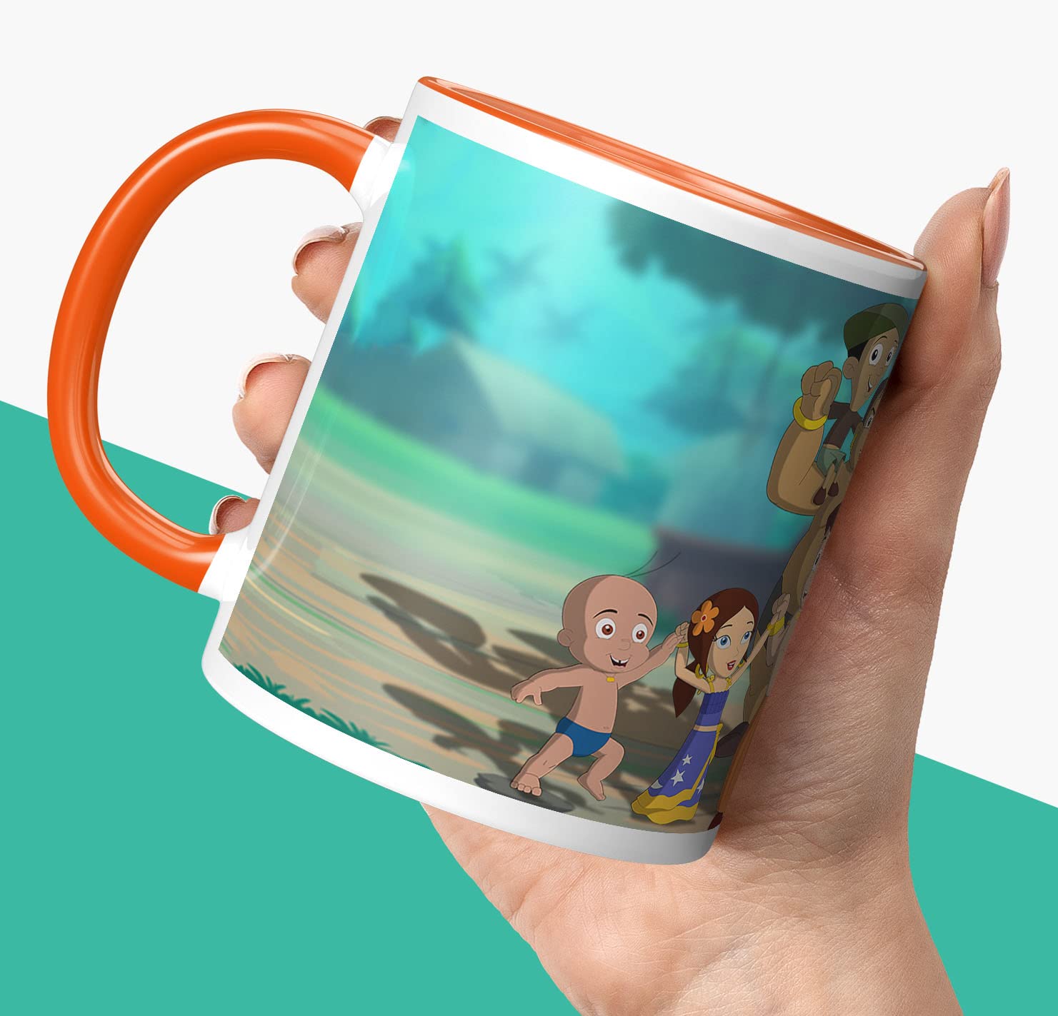 Buy NH10 Designs Chhota Bheem Printed Coffee Mug Chhota Bheem Cartoon ...