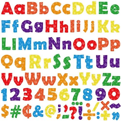 Amazon.com: 260pcs Letters Combo Pack Set Dog Paws Colorful Classroom ...
