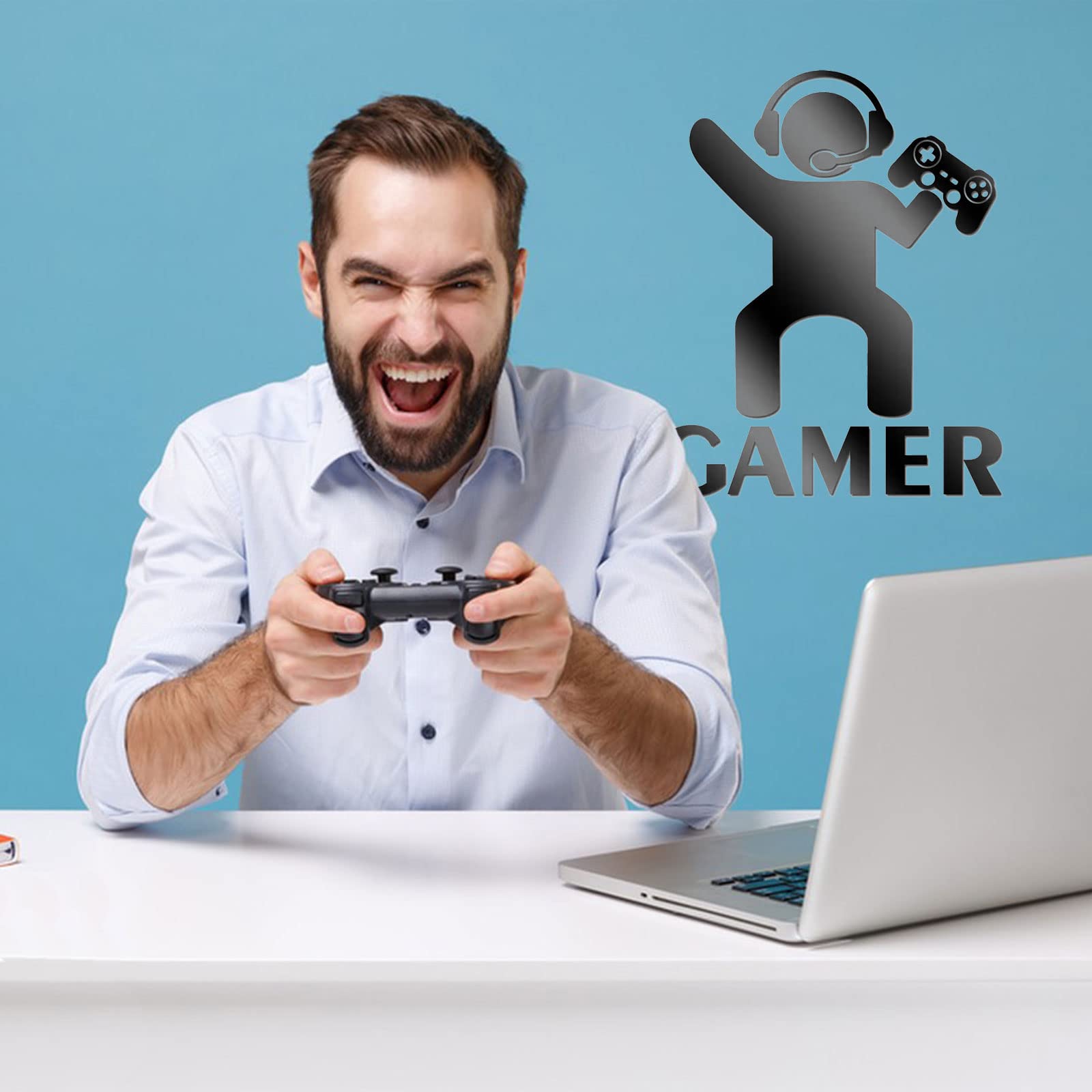 Snapklik.com : Gamer Wall Decals Gaming Controller Wall Decor Modern ...