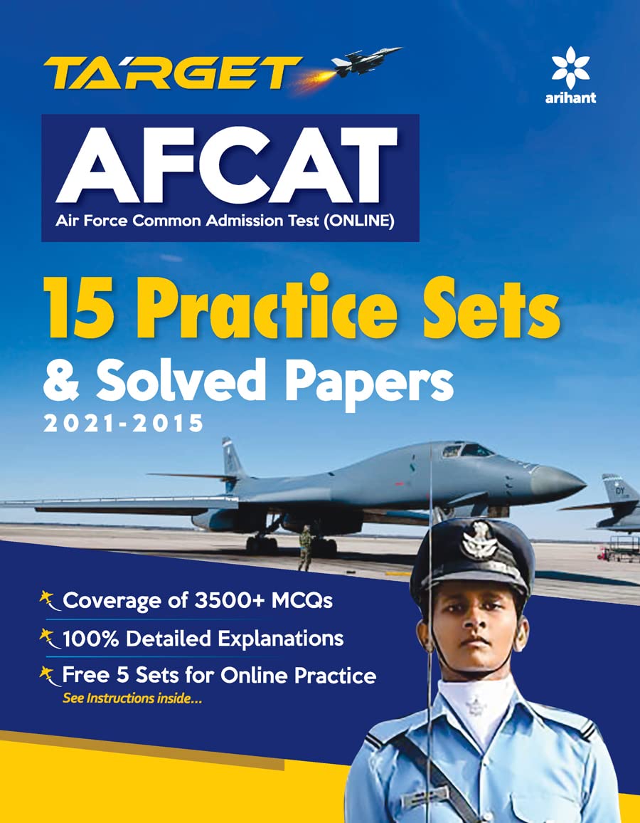 AFCAT 15 Practice Sets and Solved Papers 2022 : Arihant Experts: Amazon ...