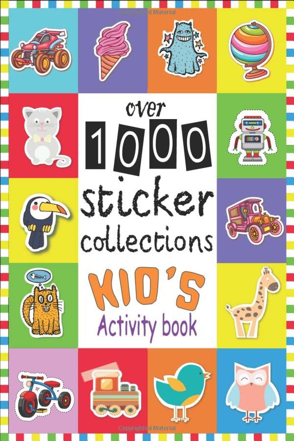 Snapklik.com : Kids Activity BookOver 1000 Sticker Collections: Sticker ...