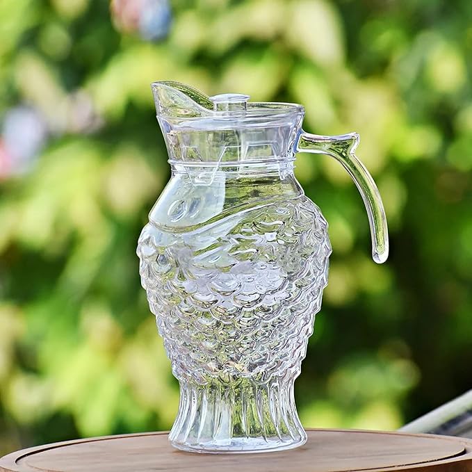 Premium Juice and Water Glass Pitcher jug and 1.8 Liter Jug Romantic ...