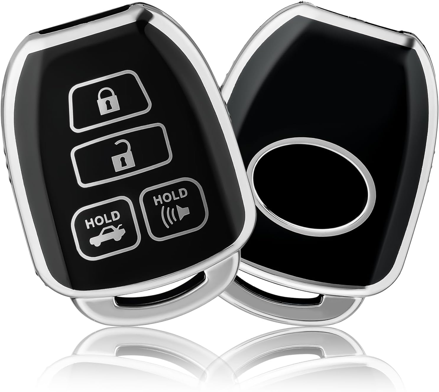 Amazon.com: OFFCURVE Key Fob Cover for Toyota, Car Key Case for Toyota ...