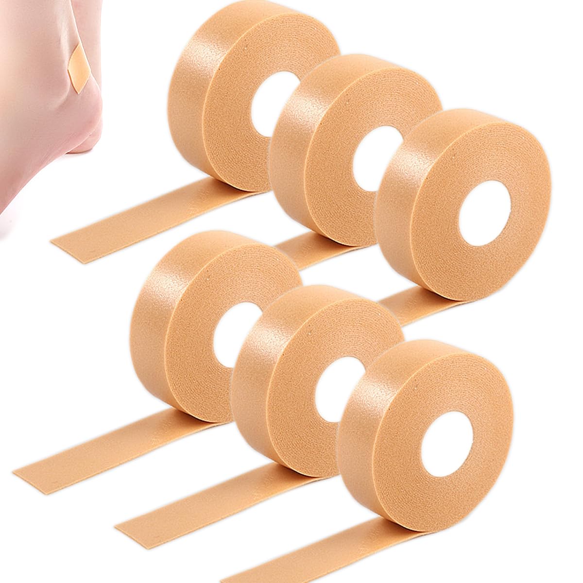 Amazon.com: Blister Prevention Tape 6 Rolls of Adhesive Pads Anti-wear ...