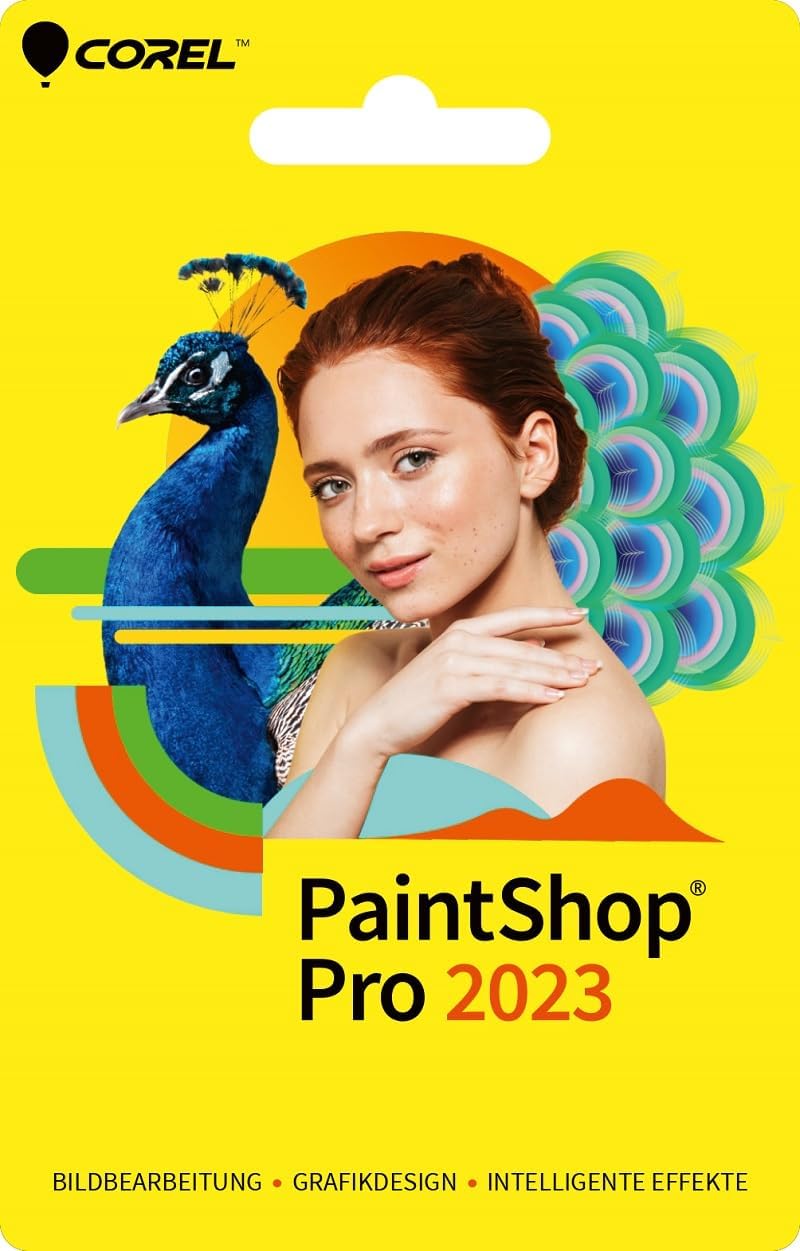Corel PaintShop Pro 2023 für Bildbearbeitung & Grafikdesign / 1-PC / Dauerlizenz / Deutsch #PKC ...