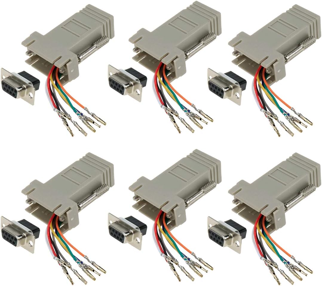 Dahszhi DB9 Ethernet Adapter, DB9 to RJ45 Modular Nepal | Ubuy