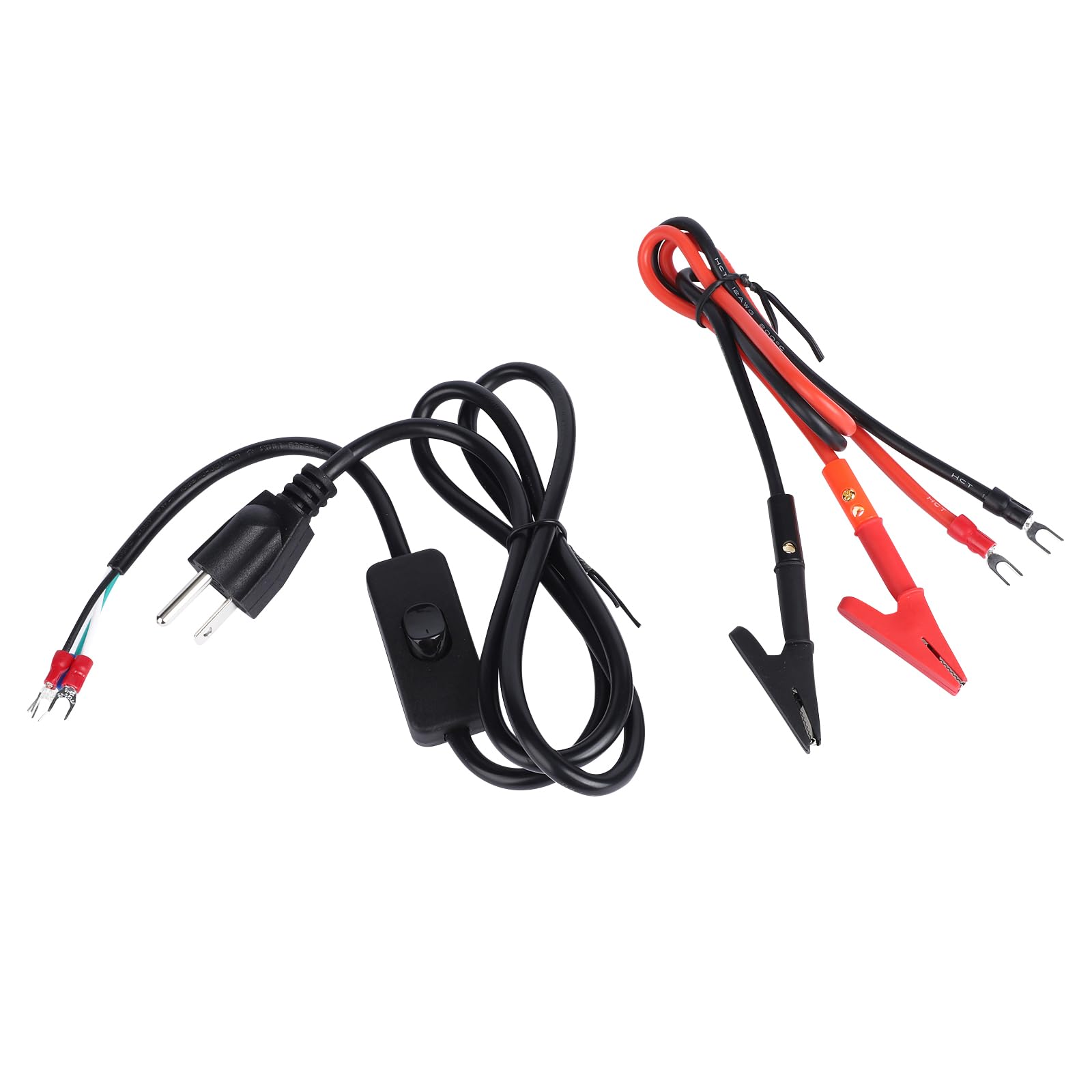 Amazon.com: DROK 4FT Power Cable 3 Prong Grounding Plug Extension Cord ...