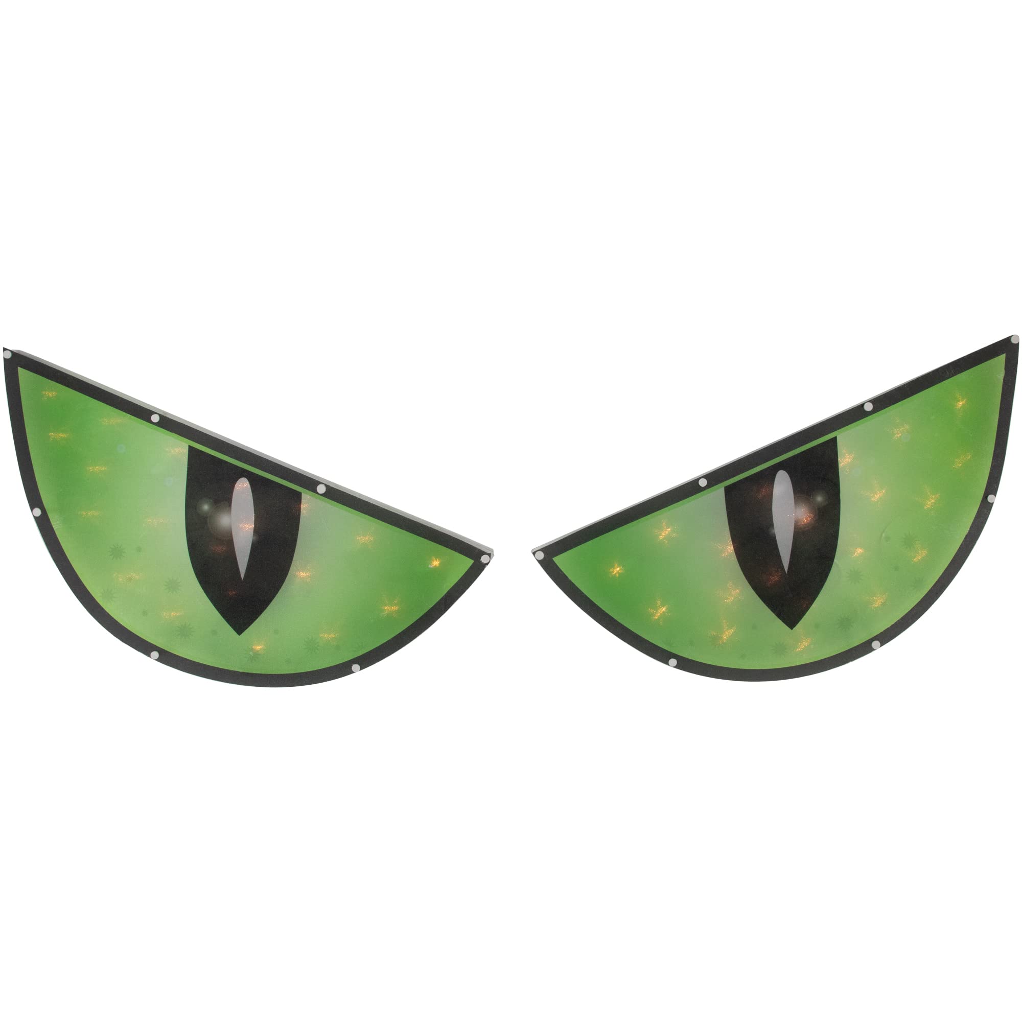 Northlight Lighted Eyes Halloween Window Silhouette Decoration, 42 ...