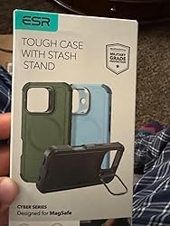 Amazon.com: ESR for iPhone 16 Pro Max Case with Stand, 23FT Military-Grade Drop Protection ...