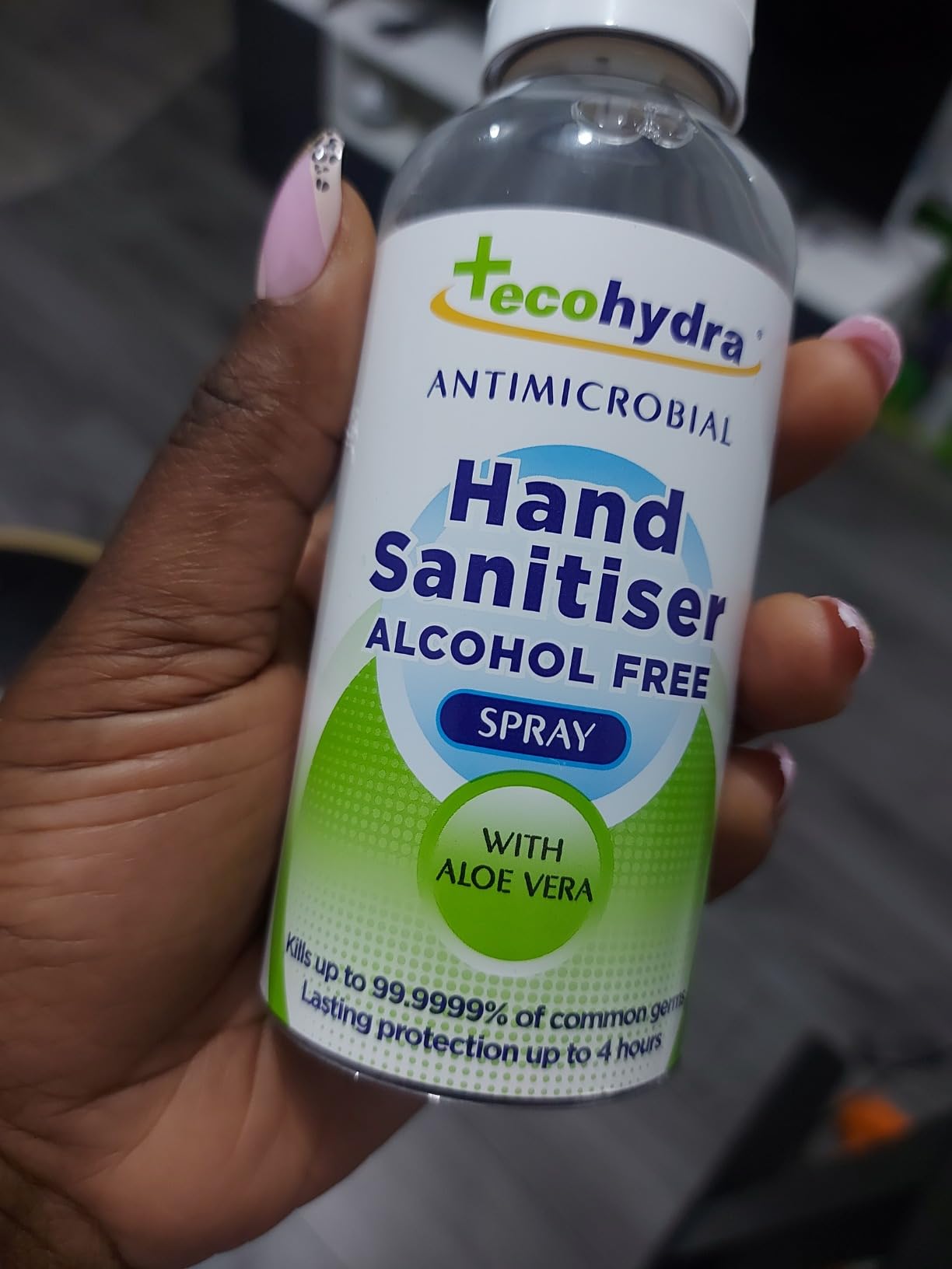 100ml Hand Sanitiser Spray by EcoHydra • Alcohol Free • Child Friendly ...