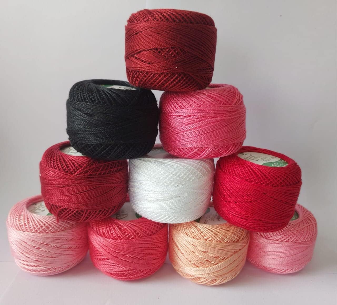 20 PEARL COTTON #8 CROCHET THREAD 85 Meters each : Amazon.co.uk: Home ...