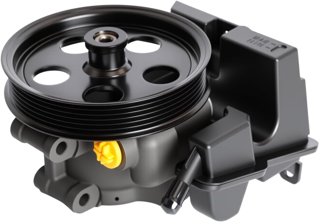 Amazon.com: Loautong 20-326 Power Steering Pump with Pulley Reservoir ...