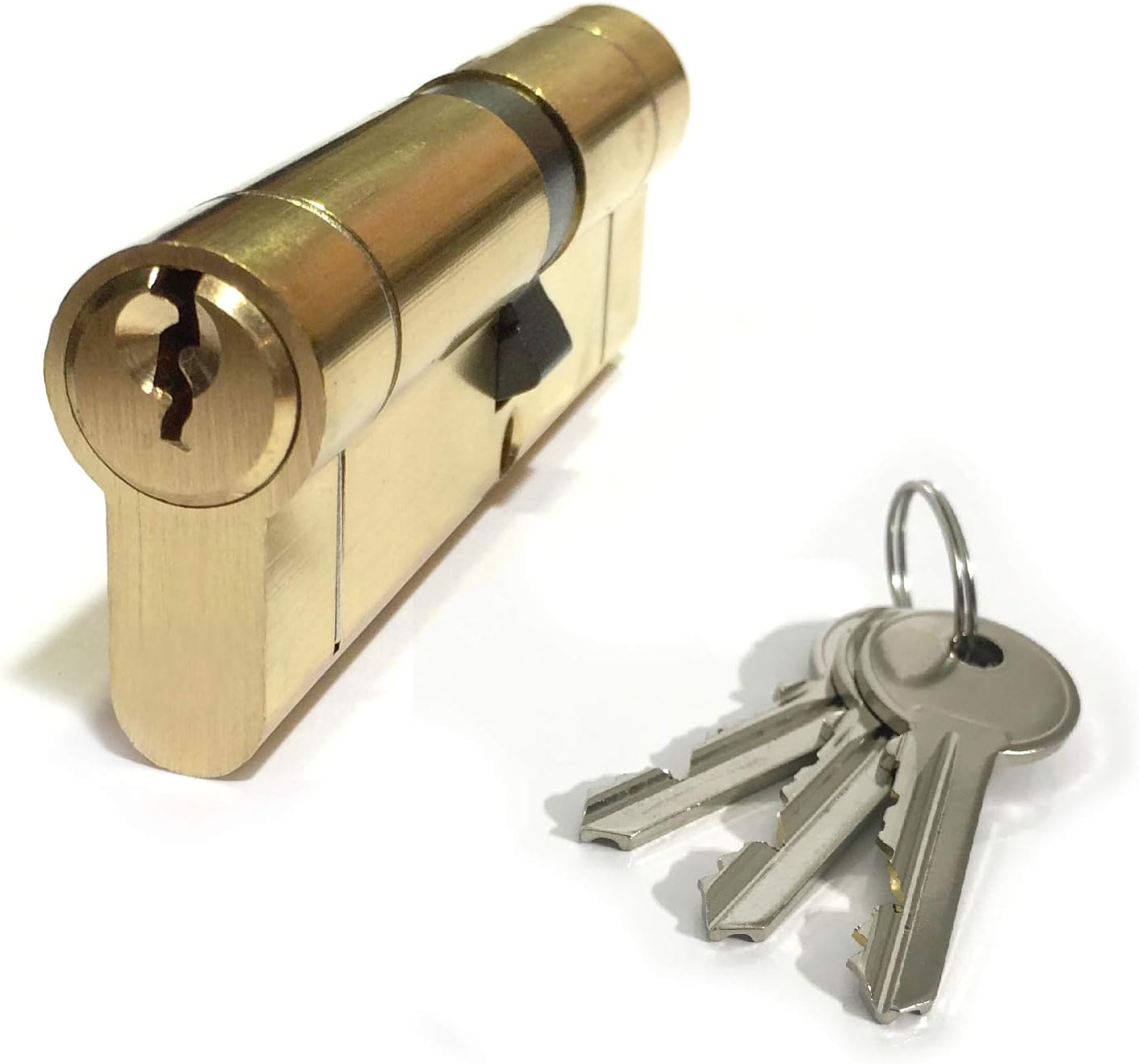2pk High Security Euro Door Locks Cylinders - KEYED Alike - Size : 35/ ...