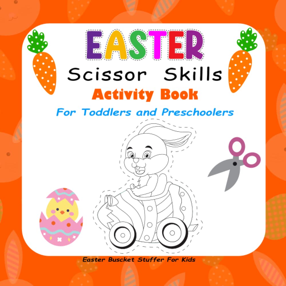 Amazon.com: Easter Basket Stuffers For Toddlers: Easter Scissor Skills ...