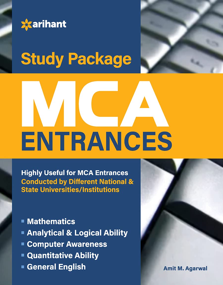 Study Pacakage for MCA Entrances [Paperback] Amit M Agarwal : Amit M ...