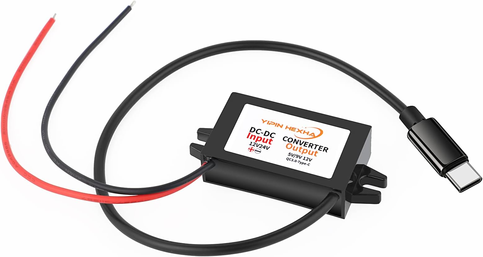 Amazon.com: DC 12V/24V to 5V USB C 5A 25W Step Down Converter Type-C ...