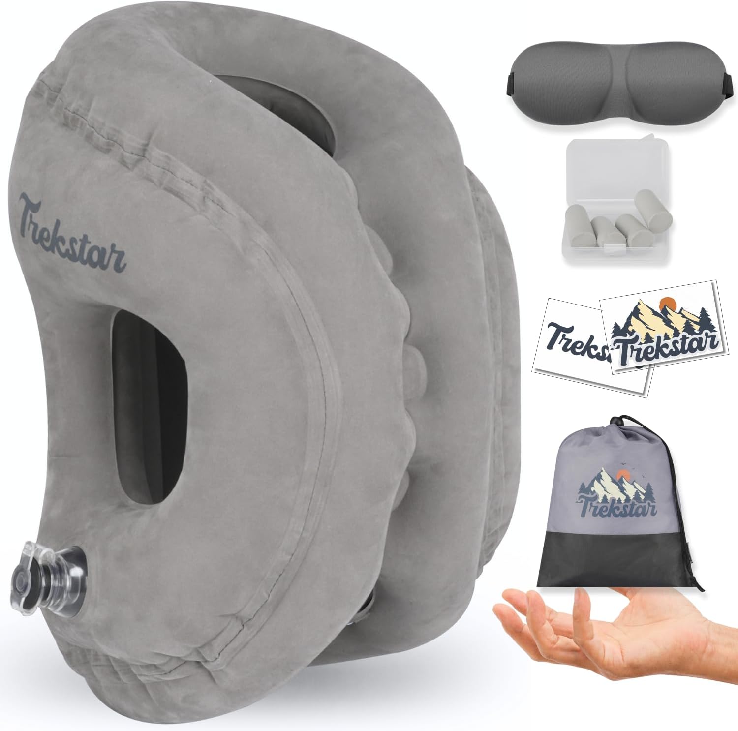 Amazon.com: Captiva Global Airplane Travel Essentials Inflatable Travel ...