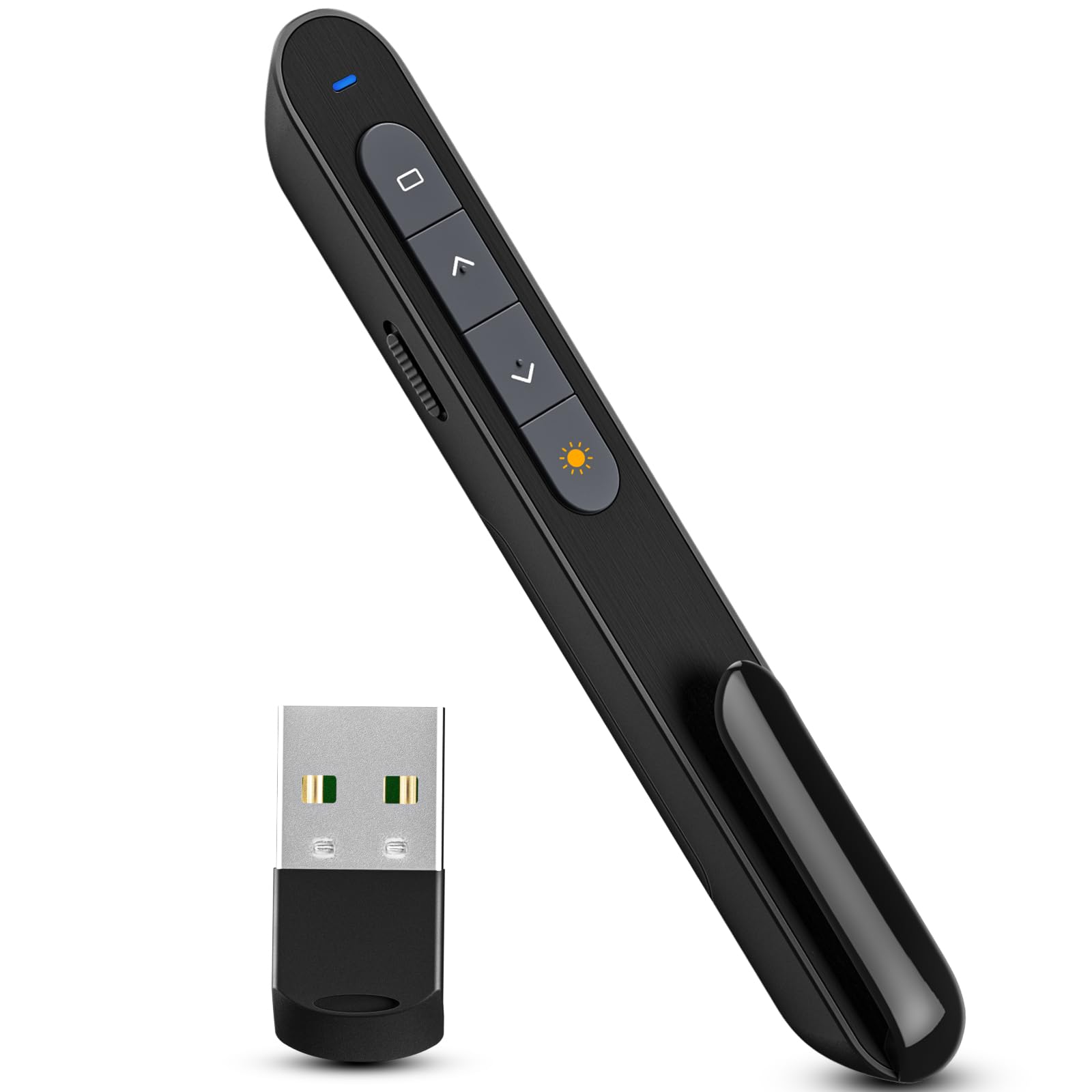 Buy NinjaABXY Presentation Clicker, Wireless Presenter with Red Light ...