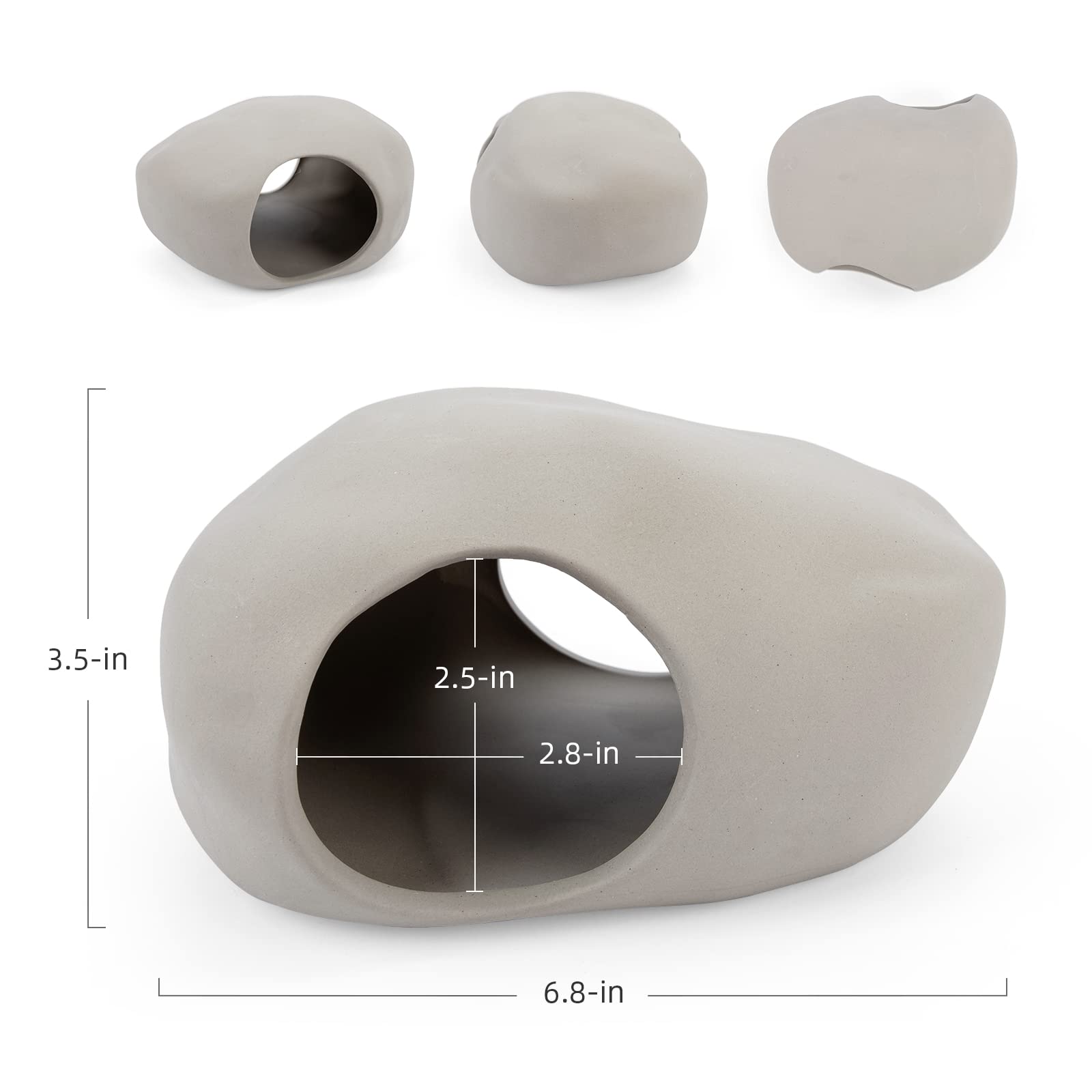 Snapklik.com : Niteangel Ceramic Hamster Habitat Hideout: - Hideaway ...