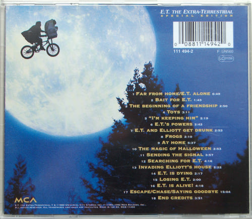 John Williams, Williams, John - E.T. The Extra-Terrestrial: Original ...