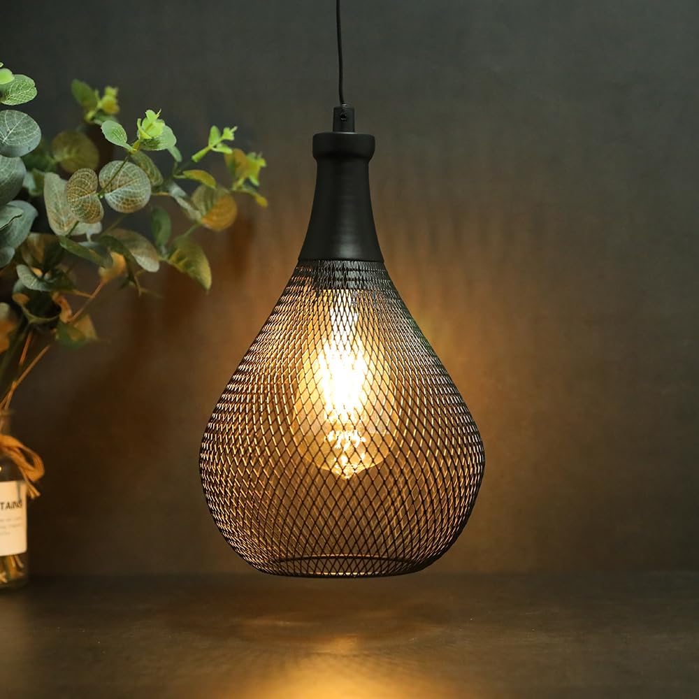 JHY DESIGN Hanging Lamp Battery Powered with 6-Hour Timer, Decorative ...