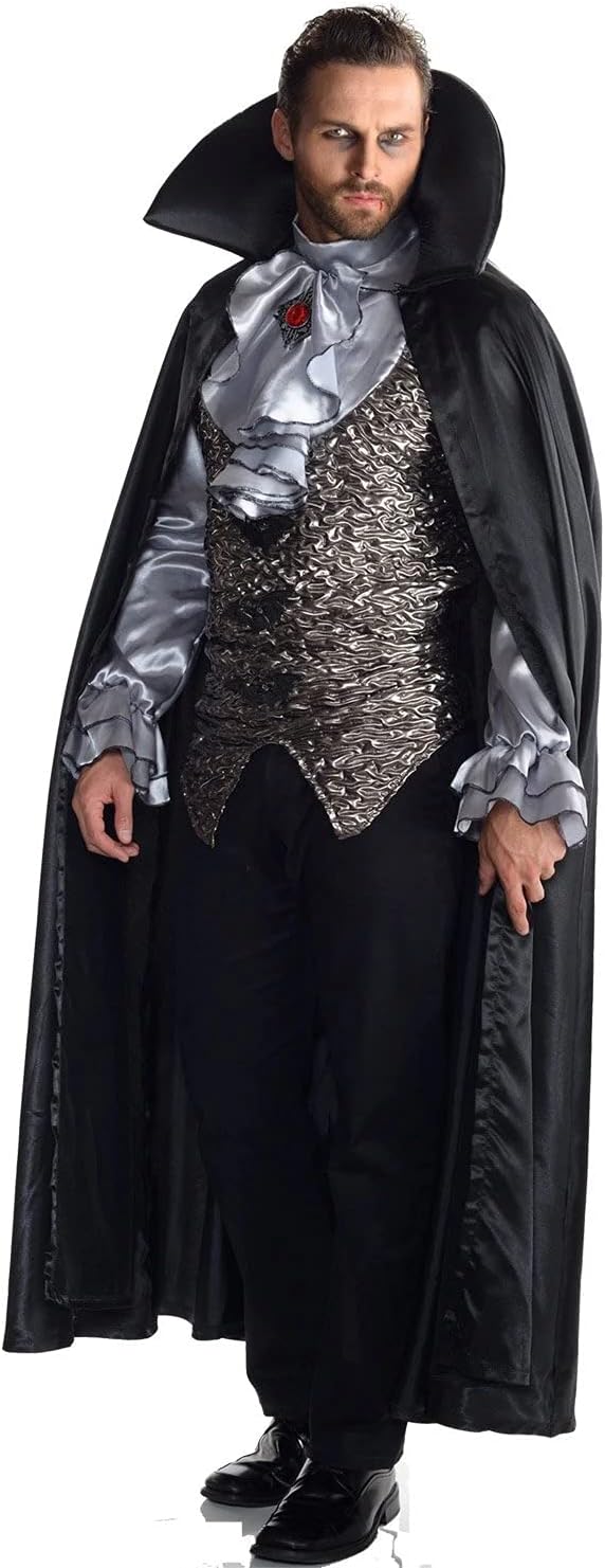 Amazon.com: Rubie's Men's Grand Heritage Grey Vampire, Grey, X-Large ...