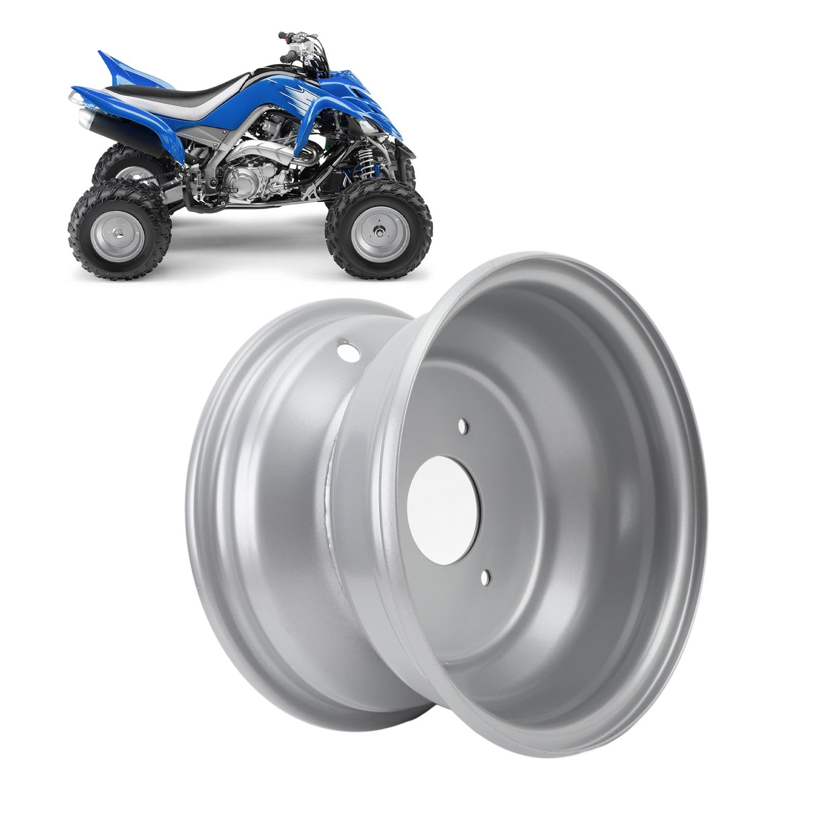 10 Inch ATV Wheel Hub, Aluminum Alloy Heavy Duty Proof ATV Spare Wheel ...
