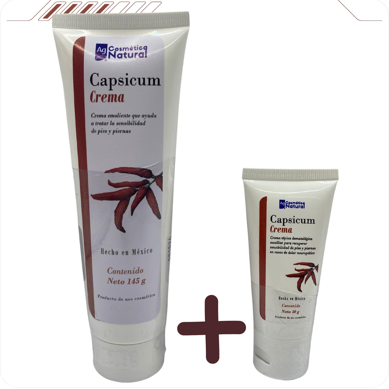 Pack Crema Capsicum para Neuropatía Diabética: Reduce el Dolor ...