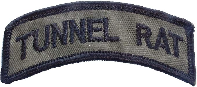 Amazon.com: United States Military Tunnel Rats Vietnam Tab Embroidered ...