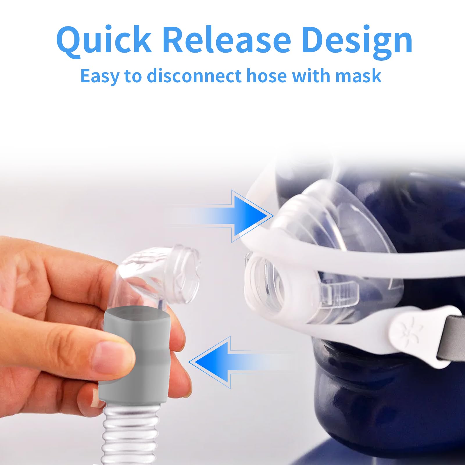 Snapklik.com : CPAP Mask Short Tube Assembly, Replacement Connecting ...