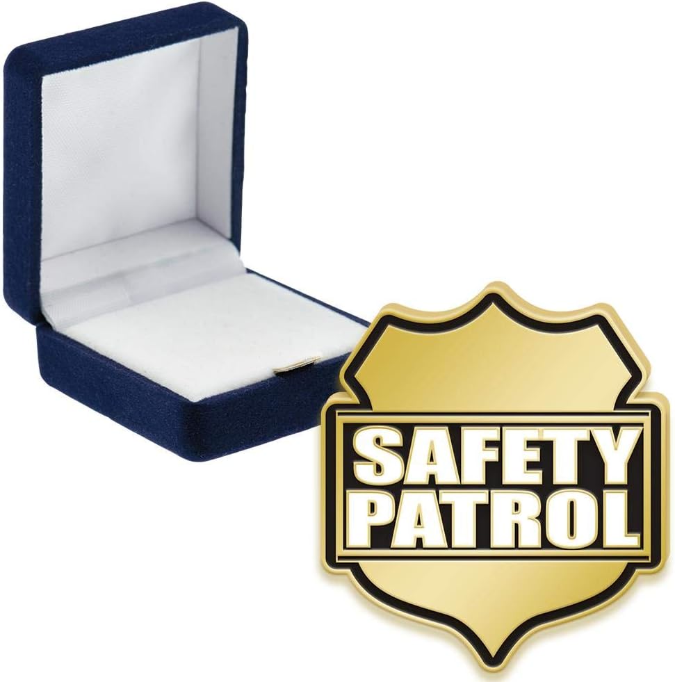 Amazon.com: Safety Patrol Pins, Safety Patrol Pin With Blue Velvet ...