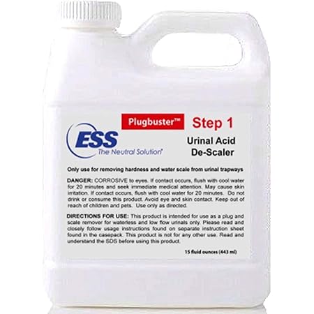 Amazon.com: Commercial Grade Urinal Salt Remover (1 Bottle) Used for ...