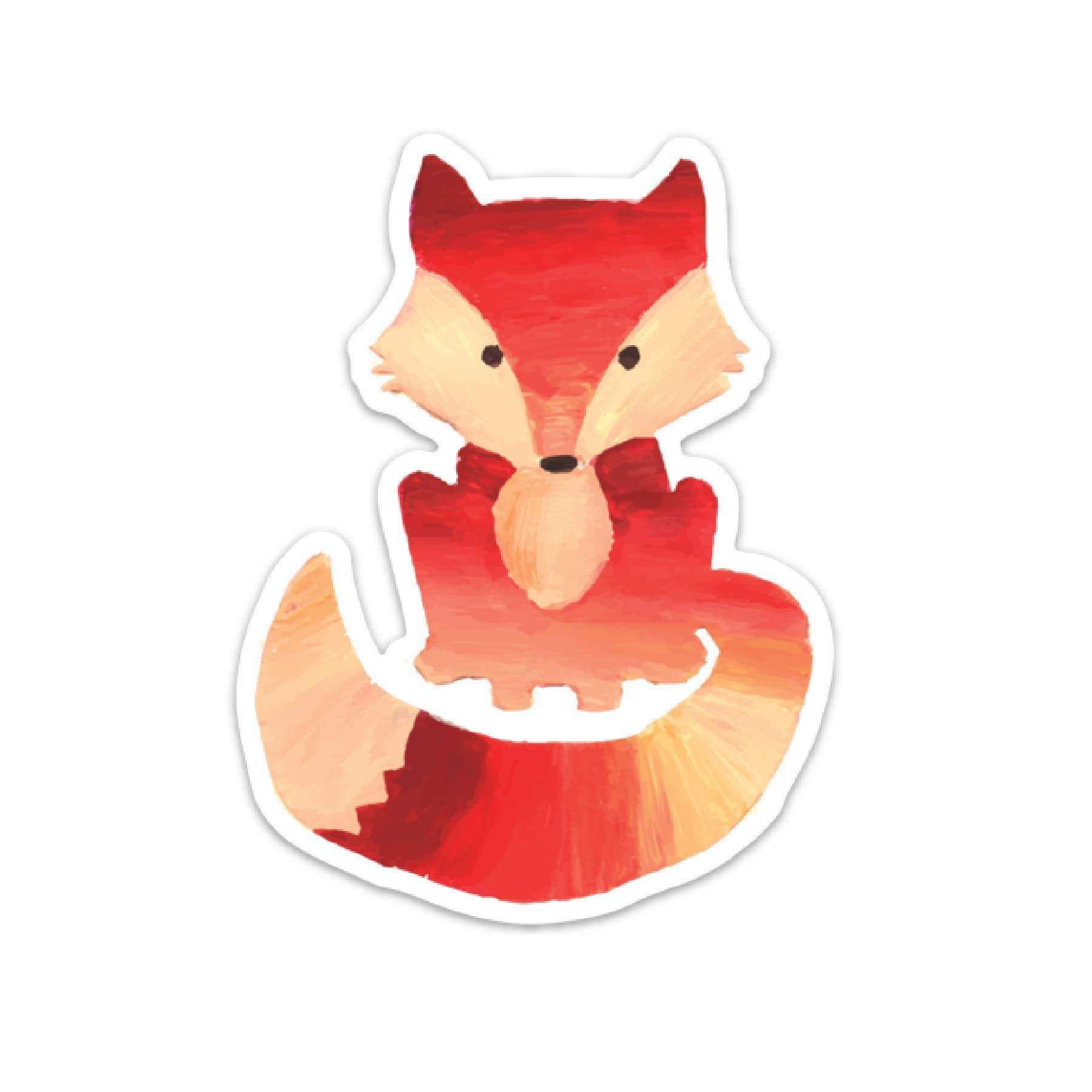 Fox Decal Fox Sticker Fox Car Decal Fox Car Sticker | Desertcart INDIA