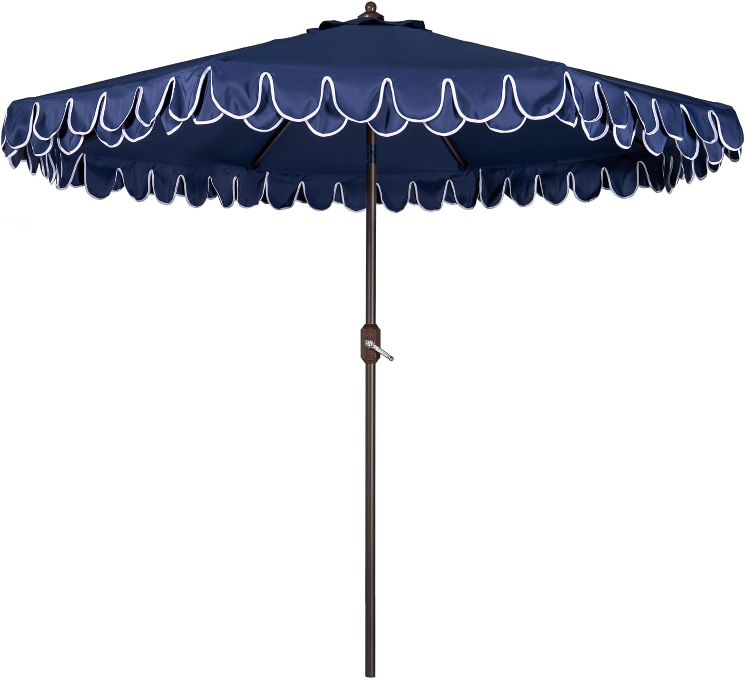 Amazon.com : Funsite 9Ft Elegant Valance Patio Umbrella, Outdoor ...