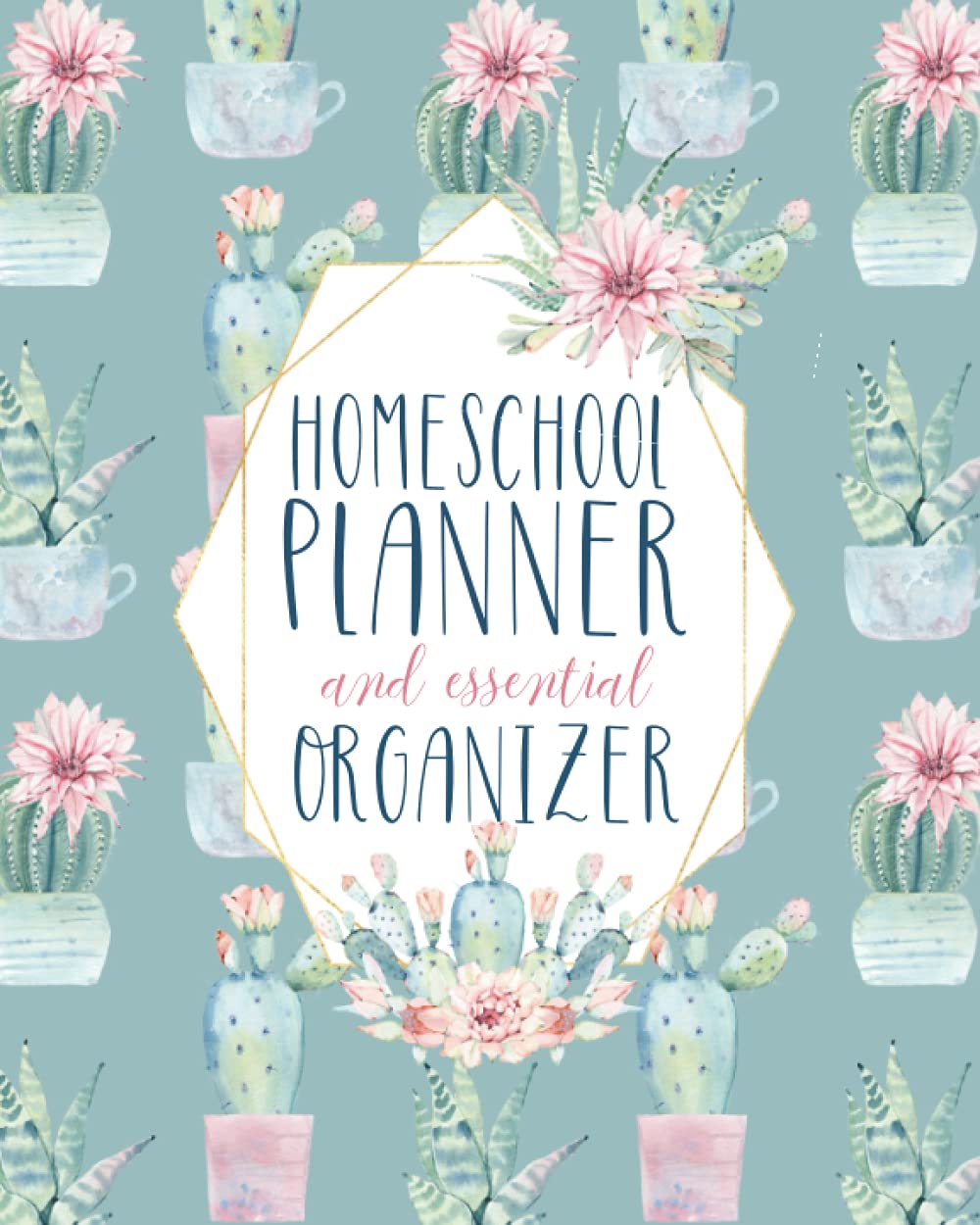 Undated Customizable Homeschool Planner and Essential Organizer | Mint ...