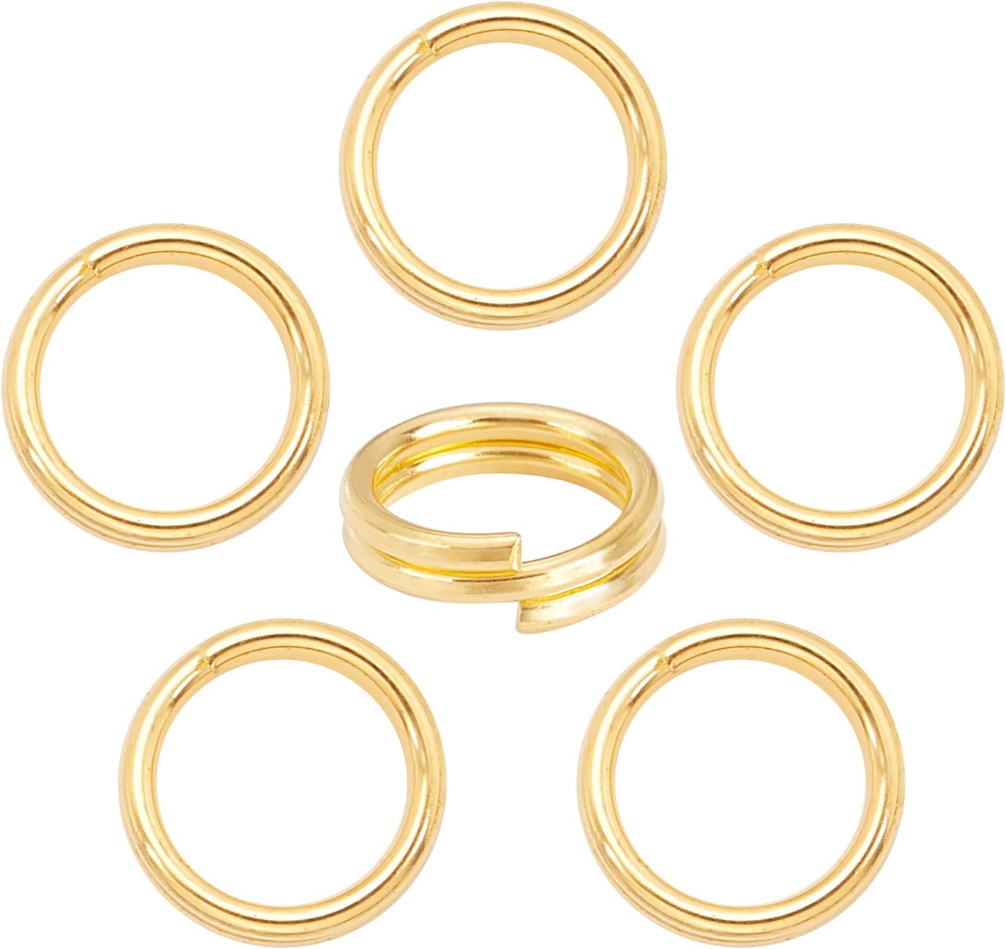 6mm Open Jump Rings, Metal Jewellery Making Findings Connector Rings ...