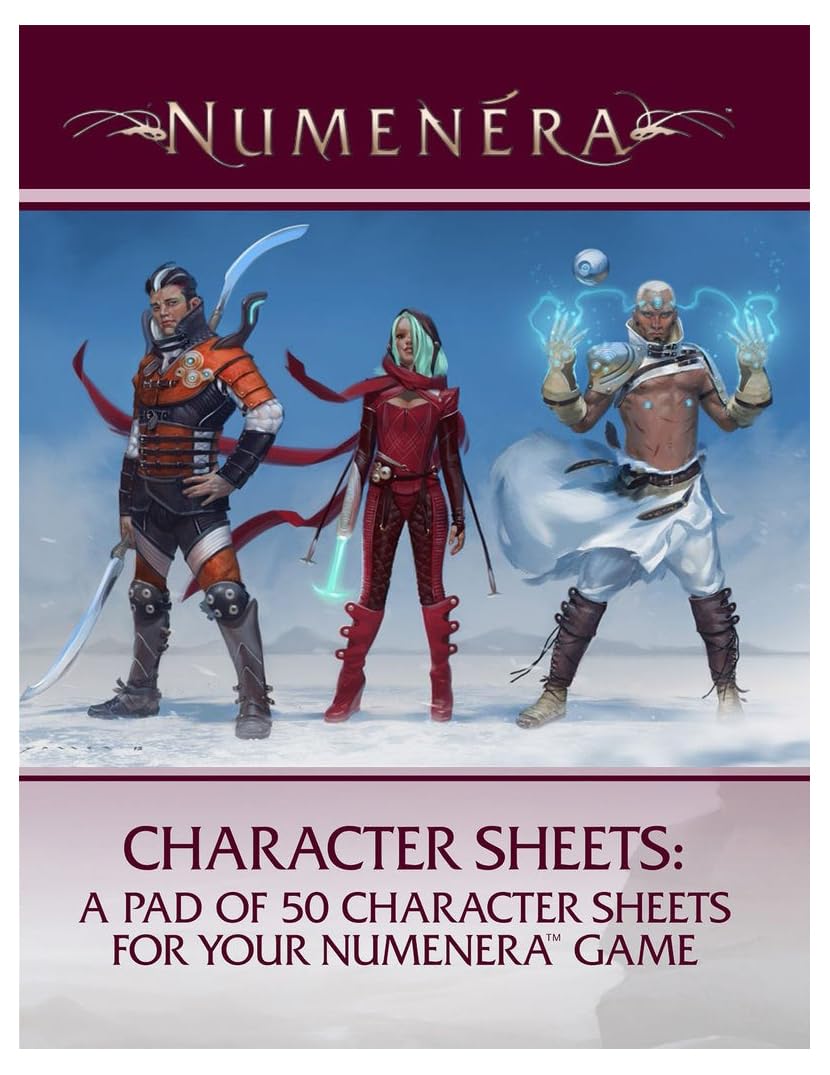 Numenera Character Sheets: 9781939979223: Amazon.com: Books