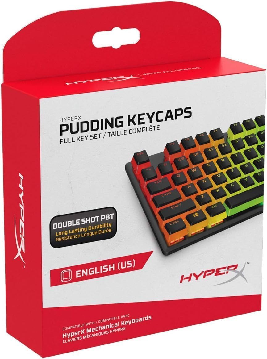 Amazon.com: Womier Pudding Keycaps, Black PBT Keycaps 60 65 75 100 ...