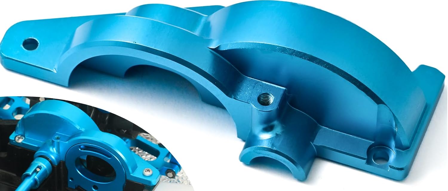 Amazon.com: TT02 Gearbox Aluminum Alloy Spur Gear Covers, Metal Gear ...