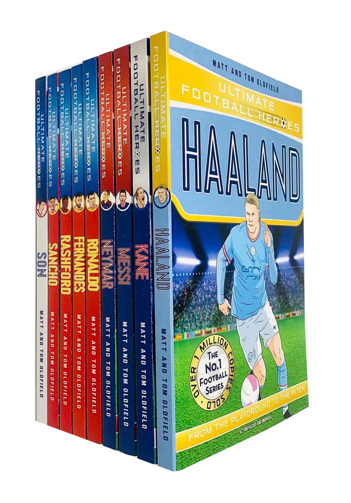 Ultimate Football Heroes Series 9 Books Collection Set By Matt & Tom ...