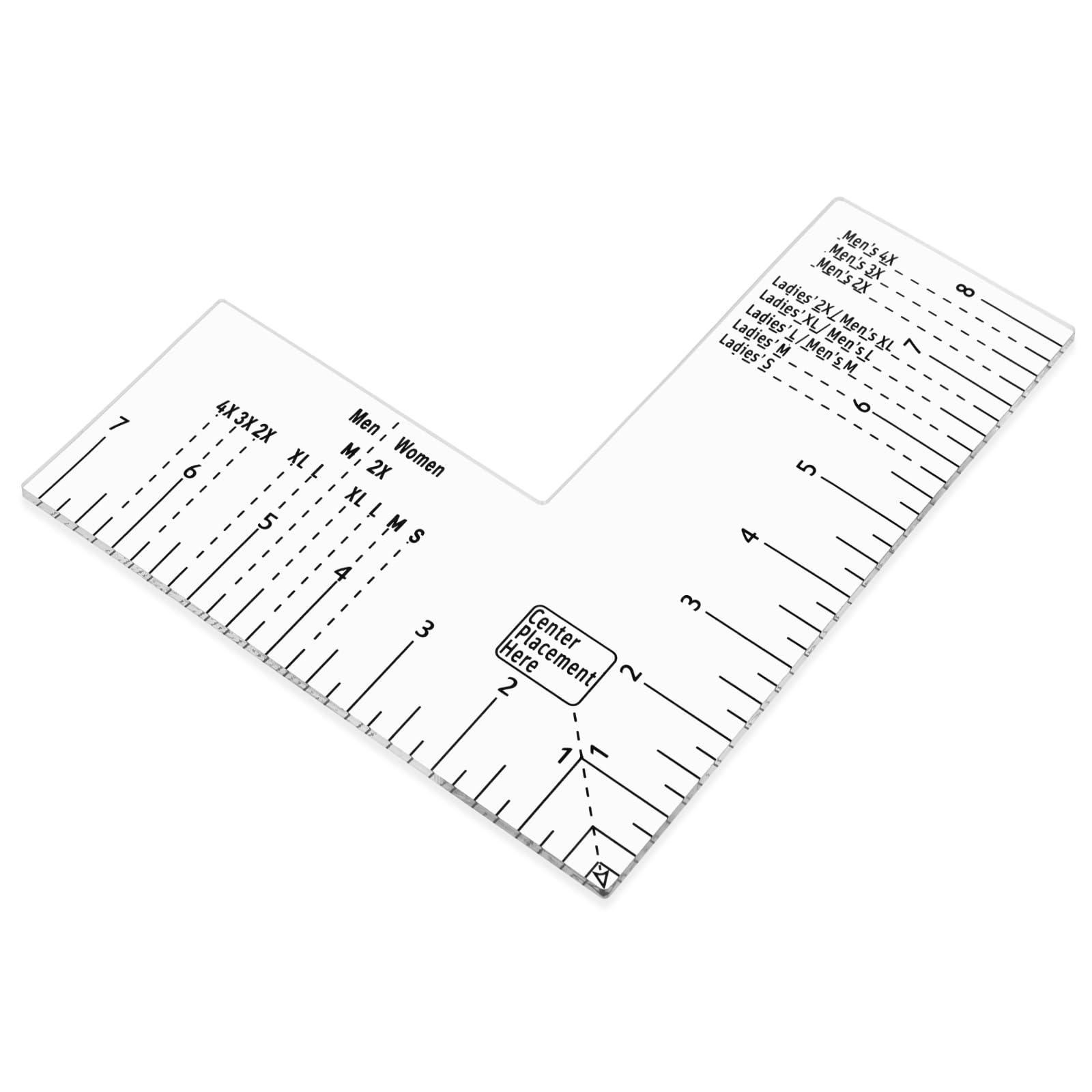 Snapklik.com : Left Chest Logo Placement Tool, T-Shirt Ruler Guide For ...