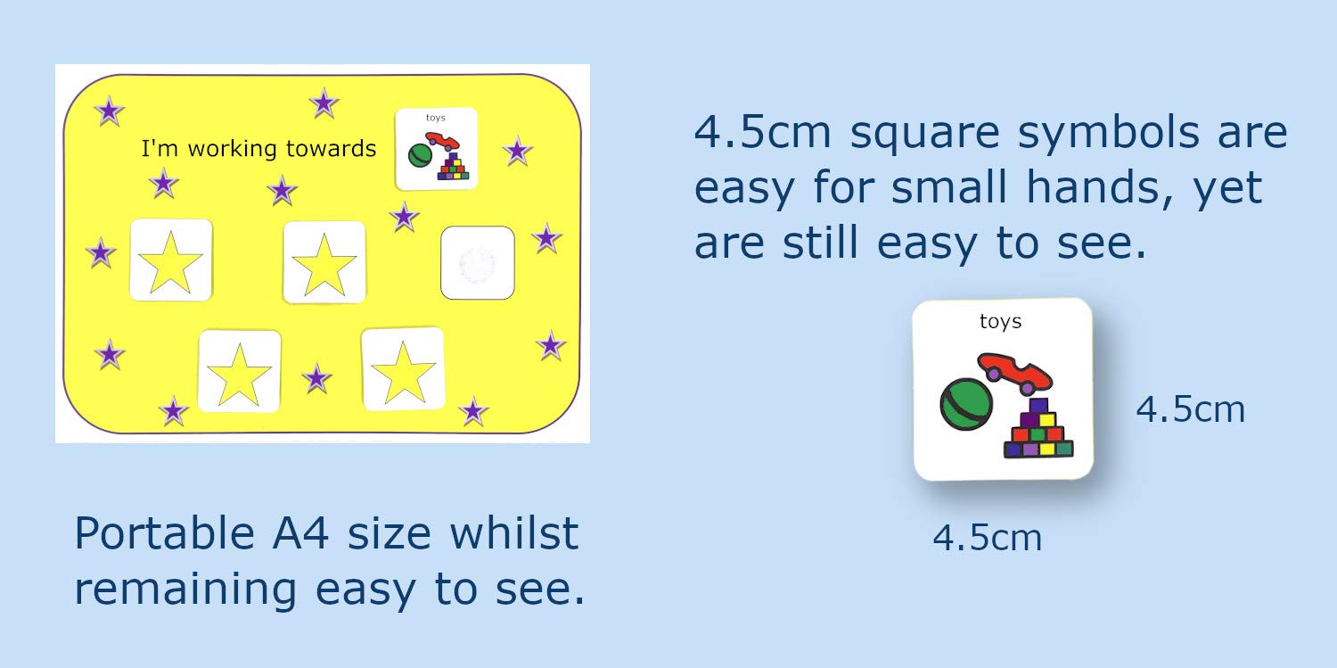 Plastic Visual ASD Reward Chart (Picture Communication Symbols)- Buy ...