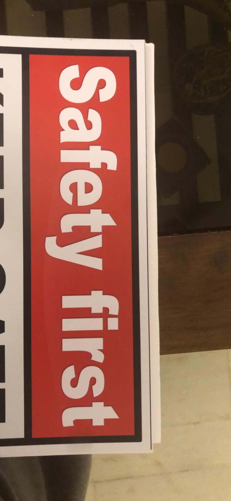 999Store office supplies sunboard keep door closed sticker signage sign ...