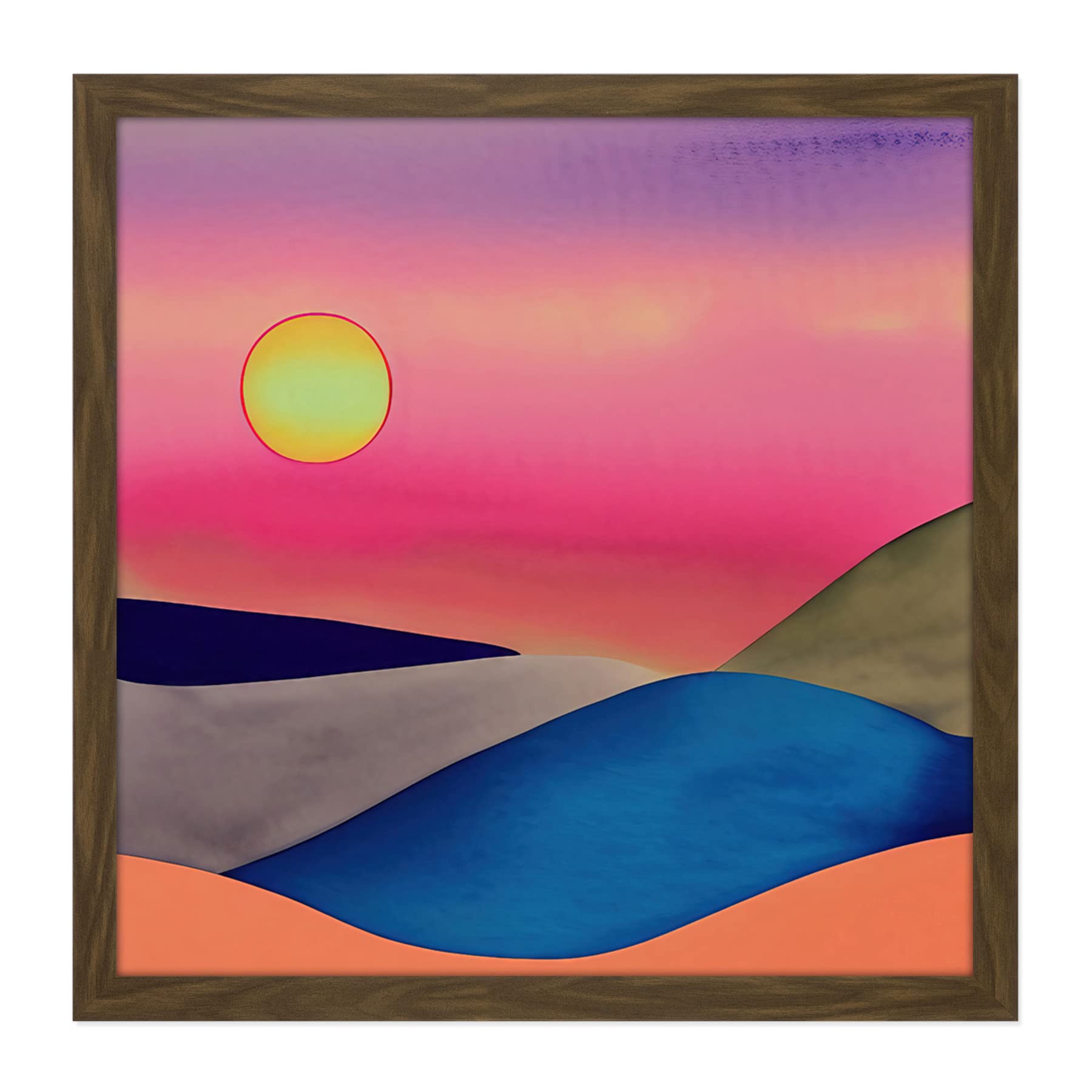 Easy Sunset Landscape Paintings