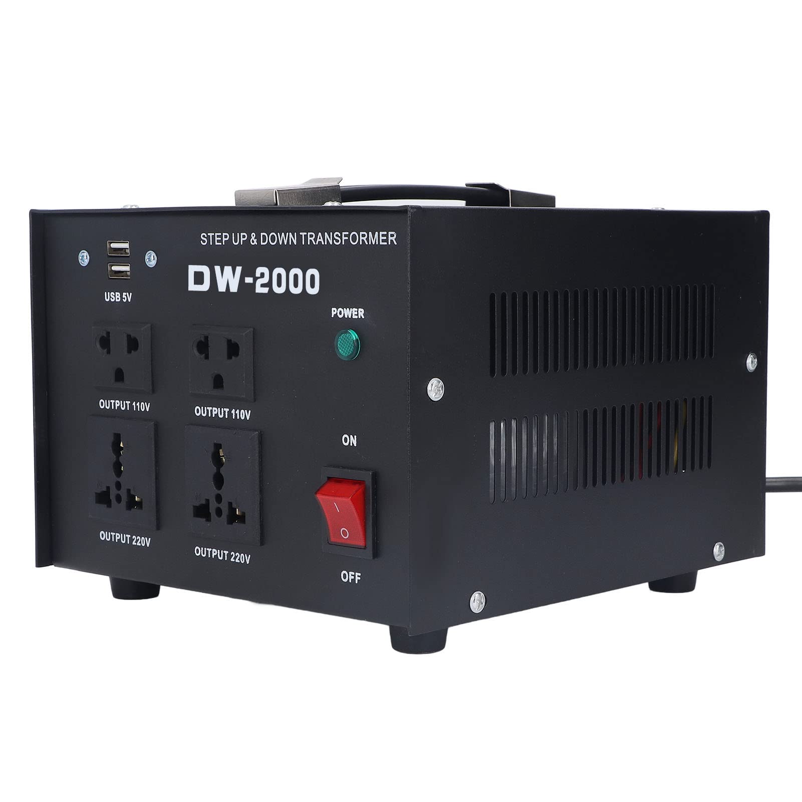 2000W Voltage Converter Transformer, 110-120V 220-240V Step Up and Down ...